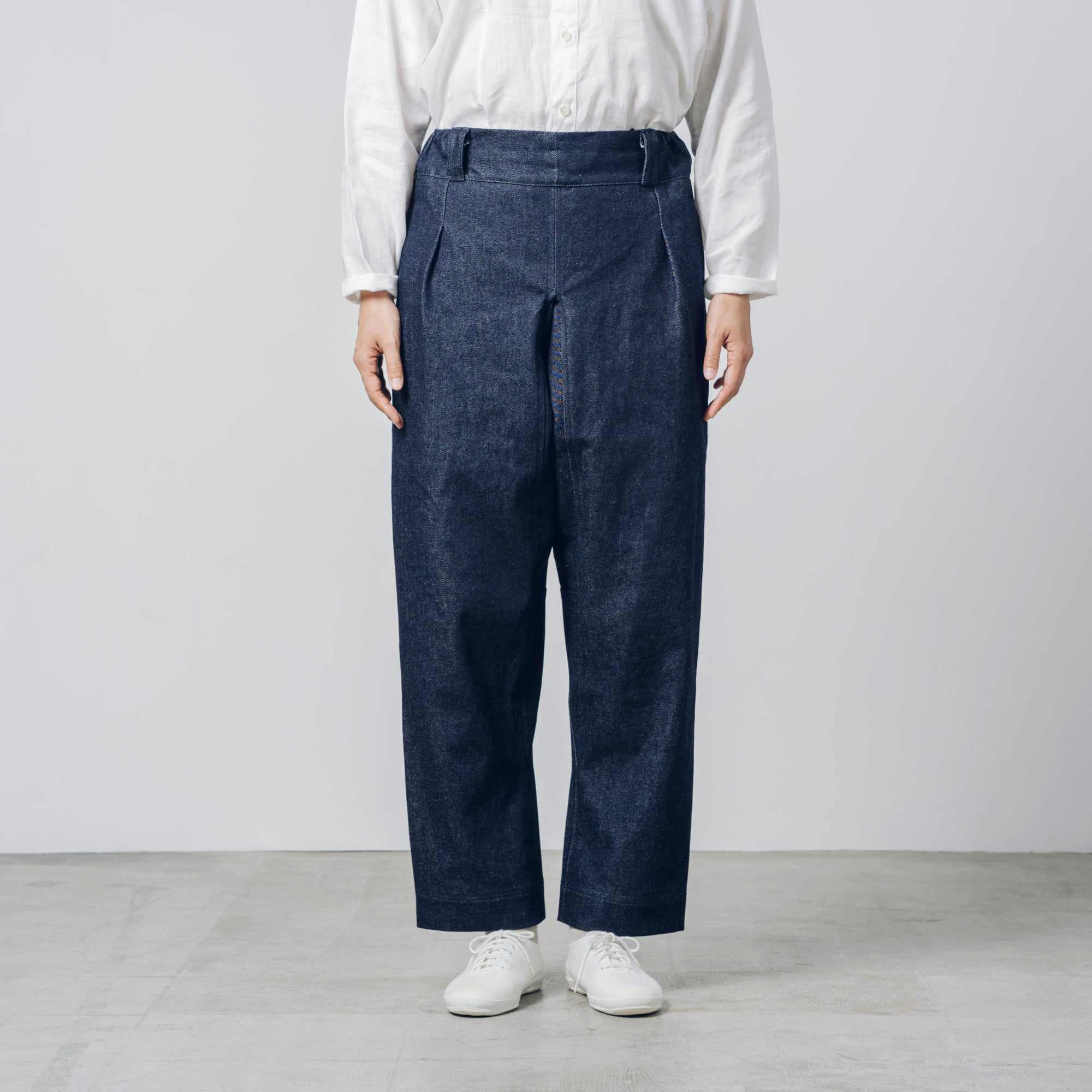 [Karusan] Organic cotton denim / dark blue